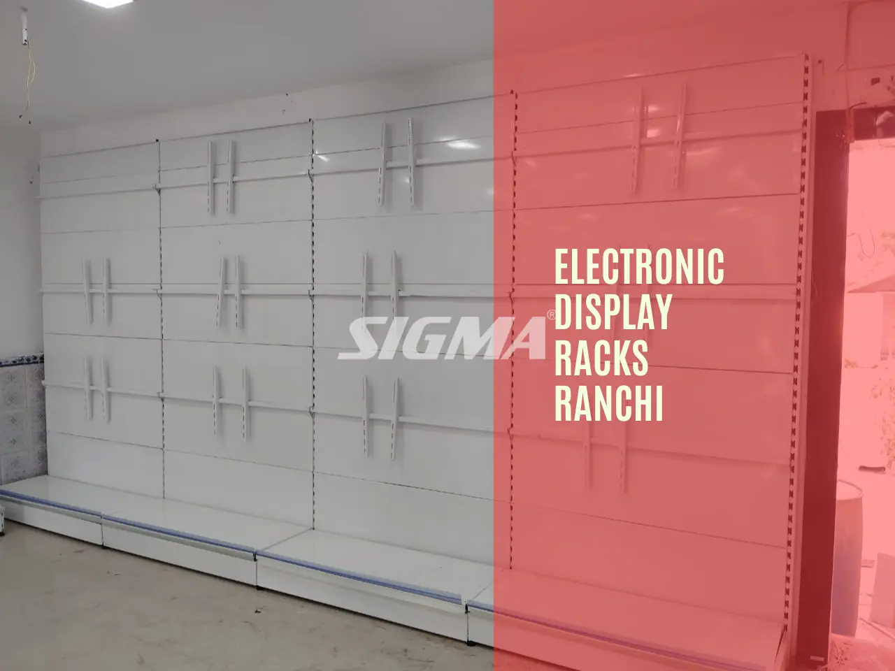 Electronic Display Rack Installation in Kathitand, Ranchi | TV & AC ...